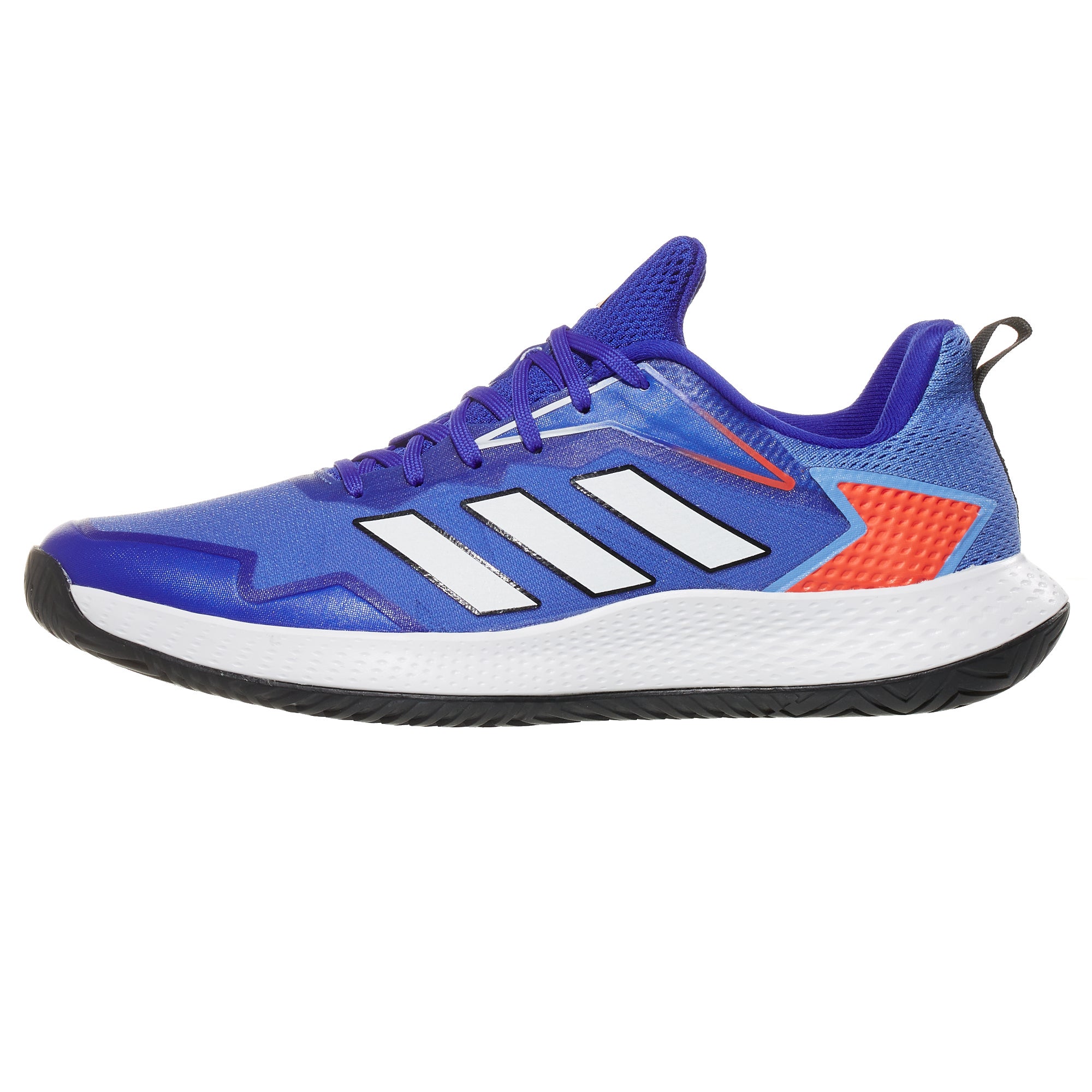 adidas Defiant Speed Blue/White Men's Shoe 360° View - Tennis Warehouse