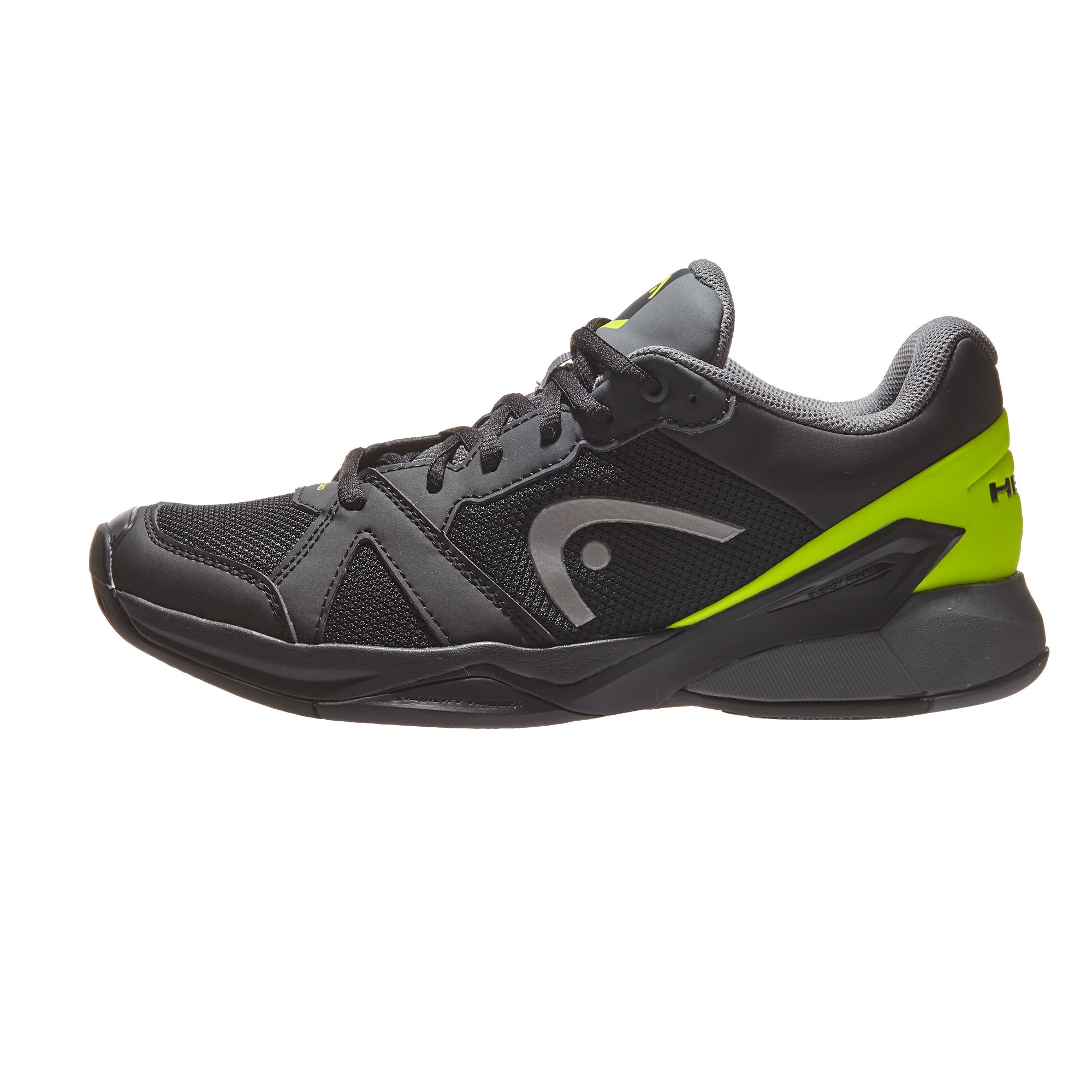 Head Revolt Evo Black/Yellow Men's Shoes 360° View - Tennis Warehouse