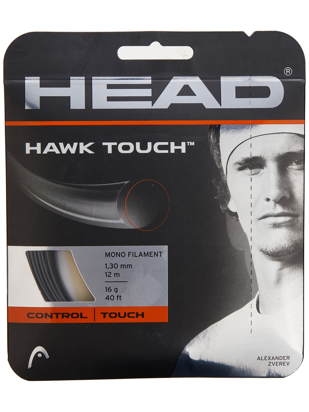 Head Hawk Touch 16/1.30 String Anthracite | Tennis Warehouse