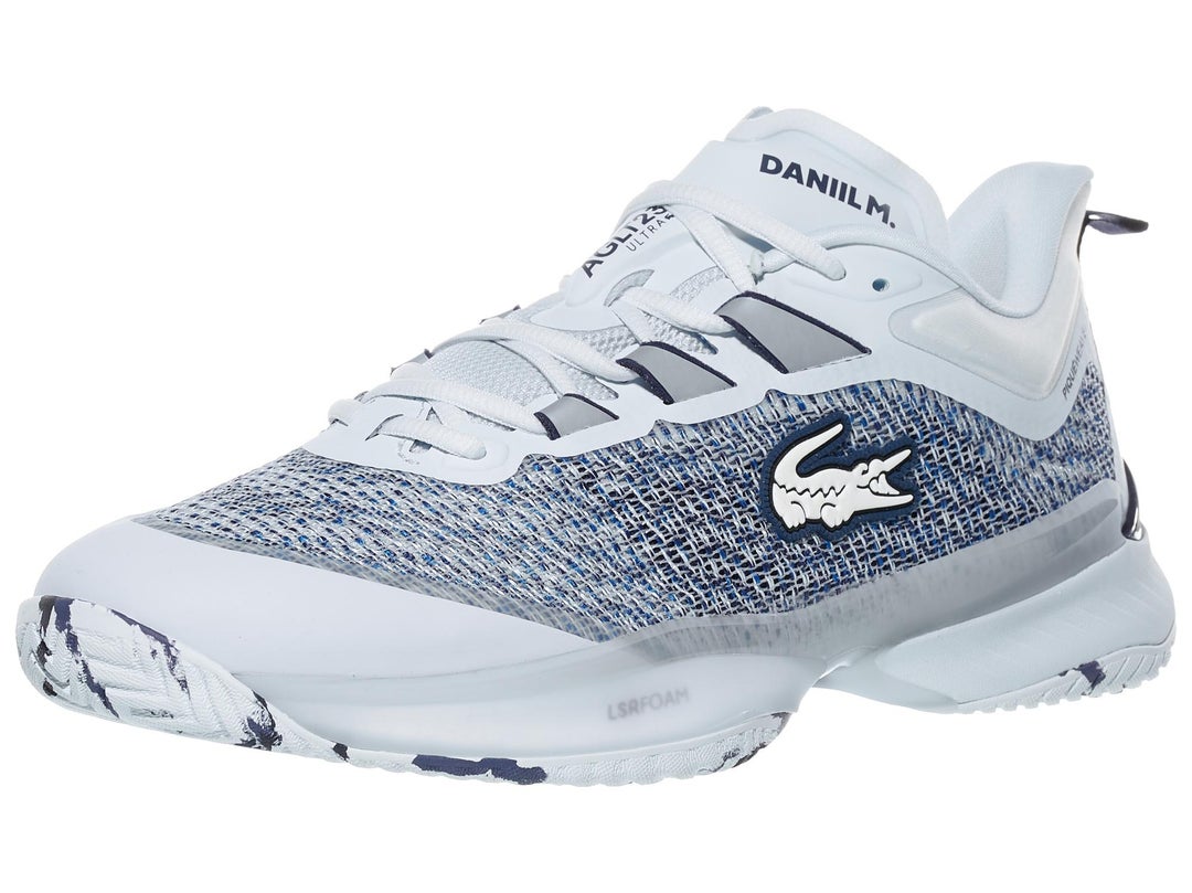 Lacoste AG-LT Ultra DM Light Blue/Navy Men's Shoes | Tennis Warehouse