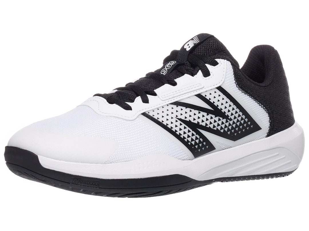New Balance MC 696v6 2E White/Black Men's Shoes | Tennis Warehouse