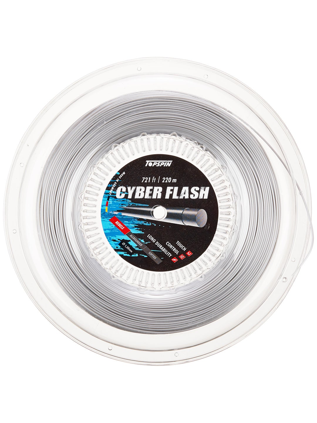 Topspin Cyber Flash 16/1.30 String Reel - 722' | Tennis Warehouse
