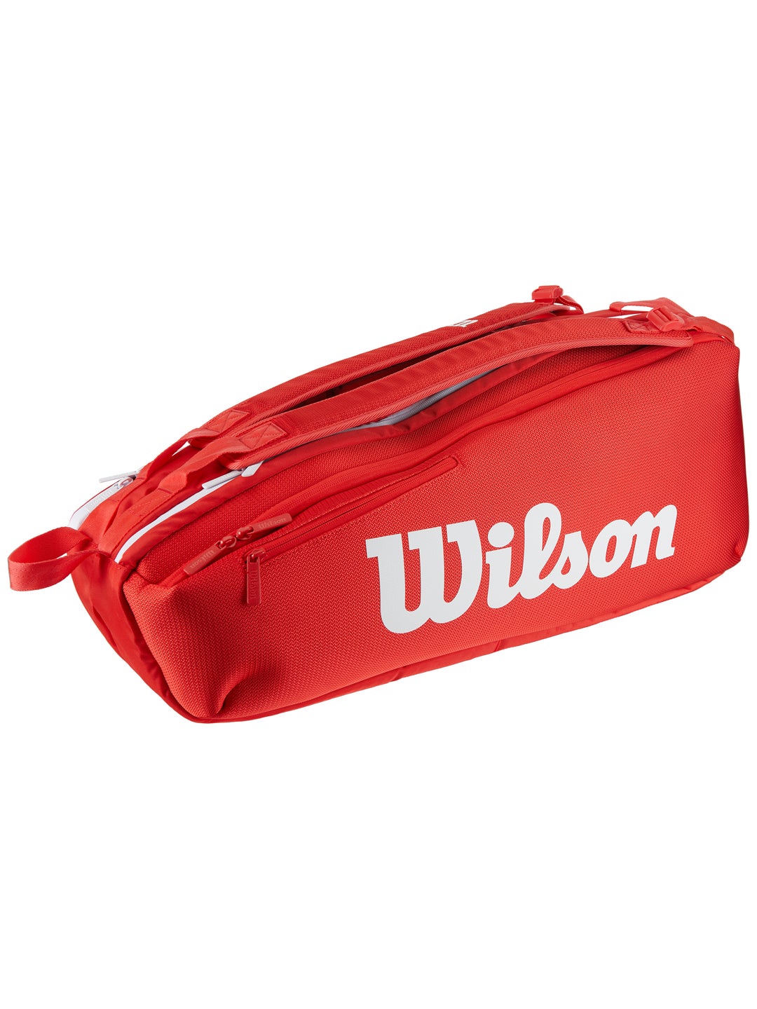 Wilson Super Tour Red 6-Pack Bag | Tennis Warehouse