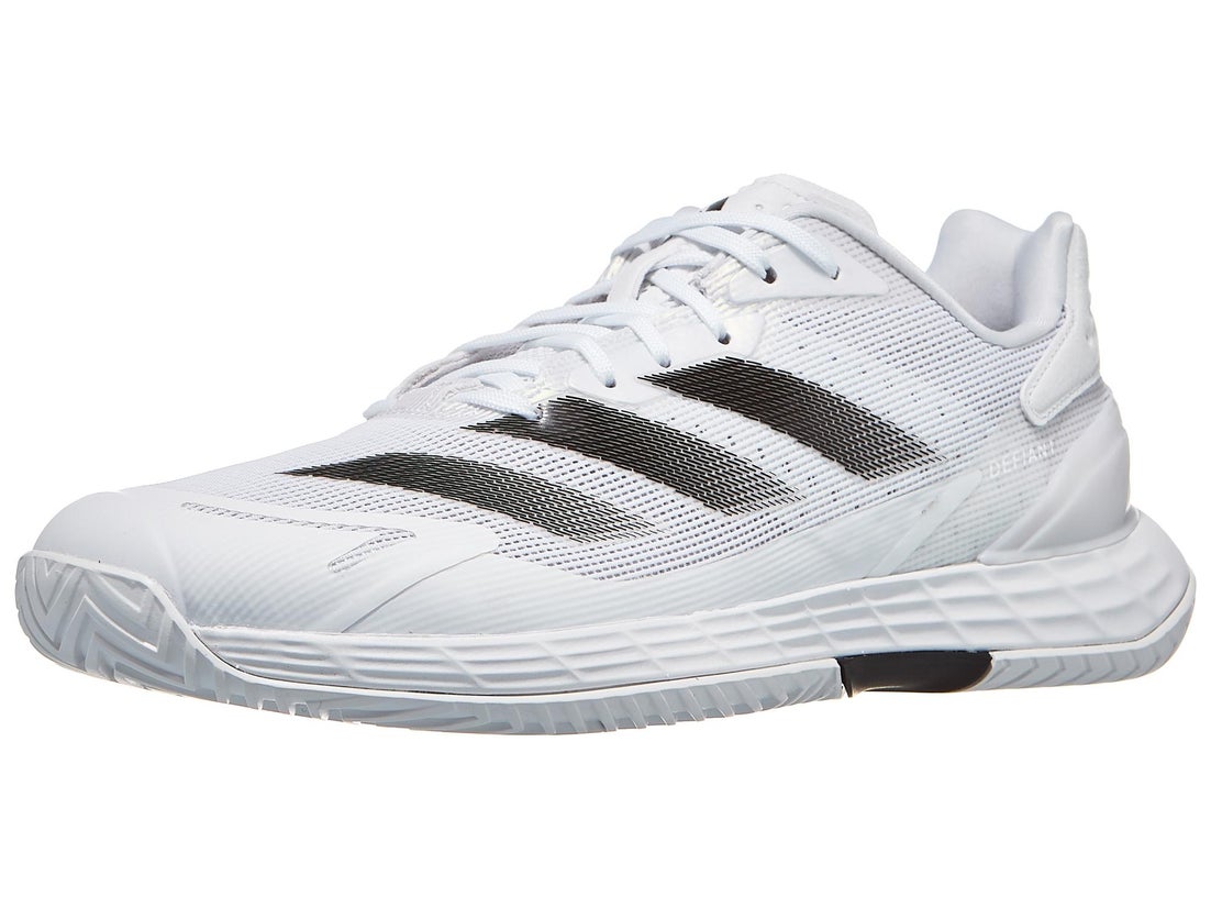 adidas Defiant Speed 2 White/Black/Grey Men's Shoes | Tennis Warehouse