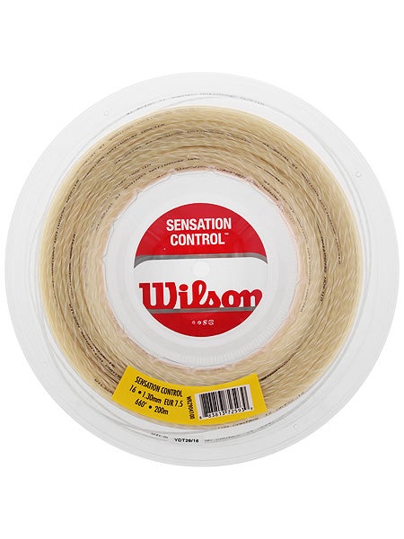 Wilson Sensation Control 16/1.30 String Reel - 660' | Tennis Warehouse
