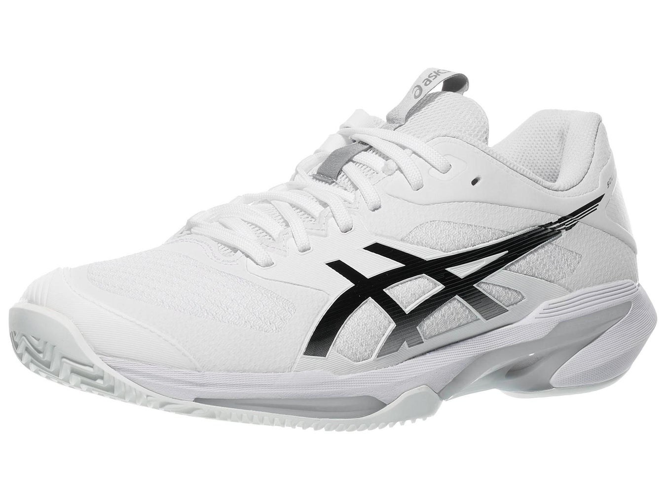 Asics Solution Speed FF 4 Clay White/Black Men's Shoes | Tennis Warehouse