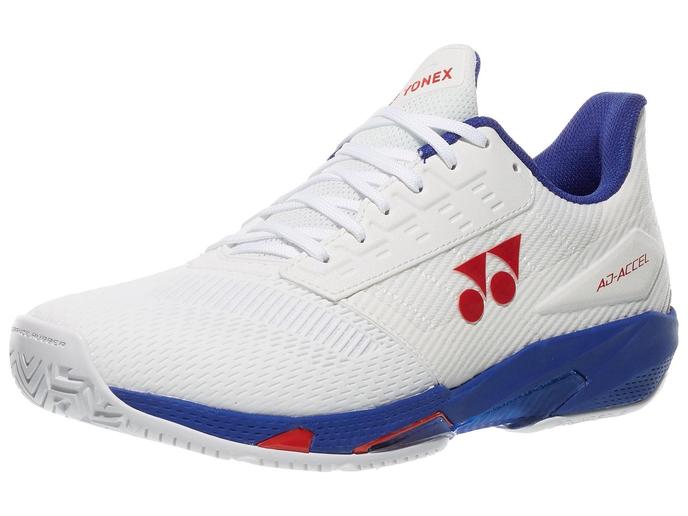 Yonex PC Ad Accel Wide White/Blue Men's Shoes | Tennis Warehouse