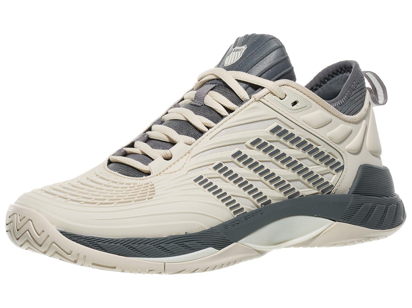 KSwiss Hypercourt Supreme 2 Grey/Egret Men's Shoes | Tennis Warehouse