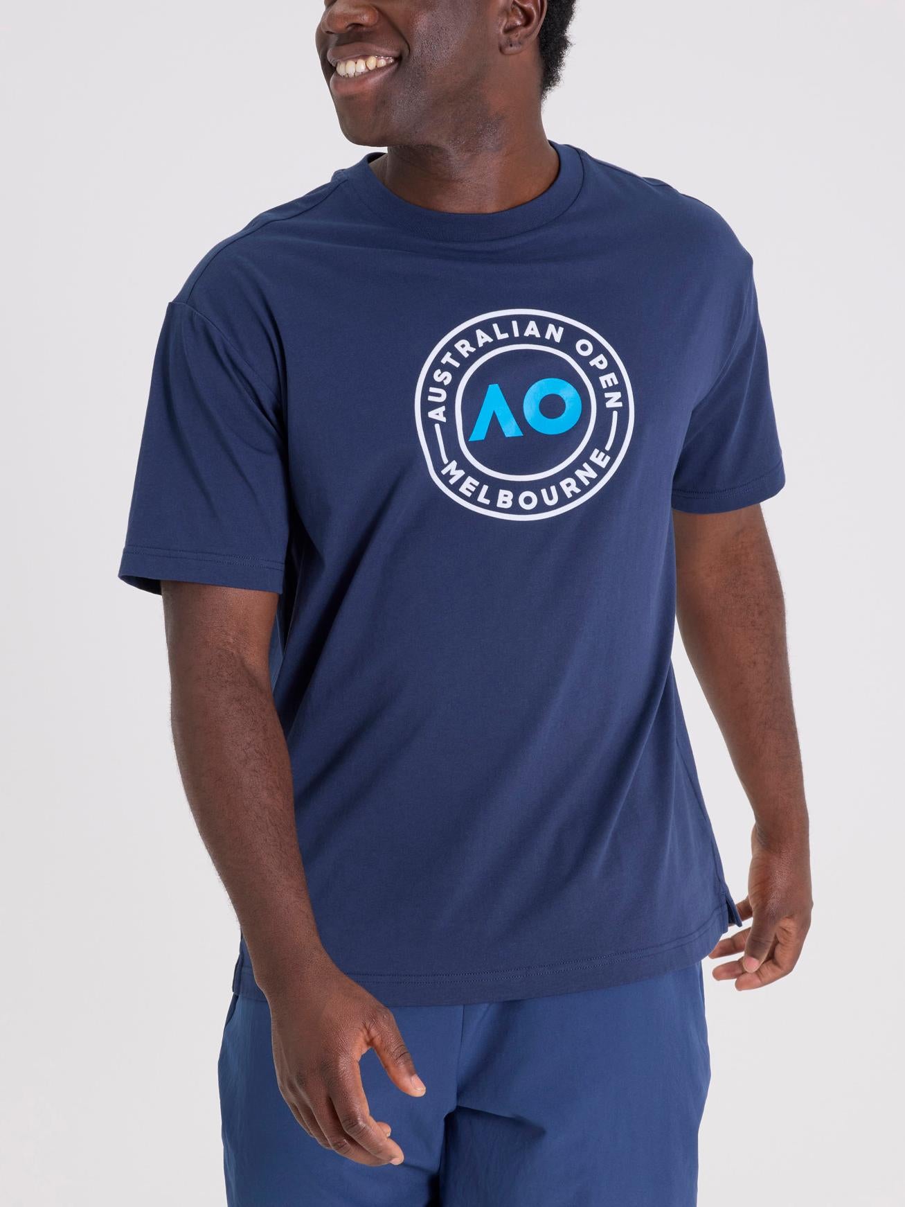 Australian Open Men's 2026 Round Logo T-Shirt | Tennis Warehouse