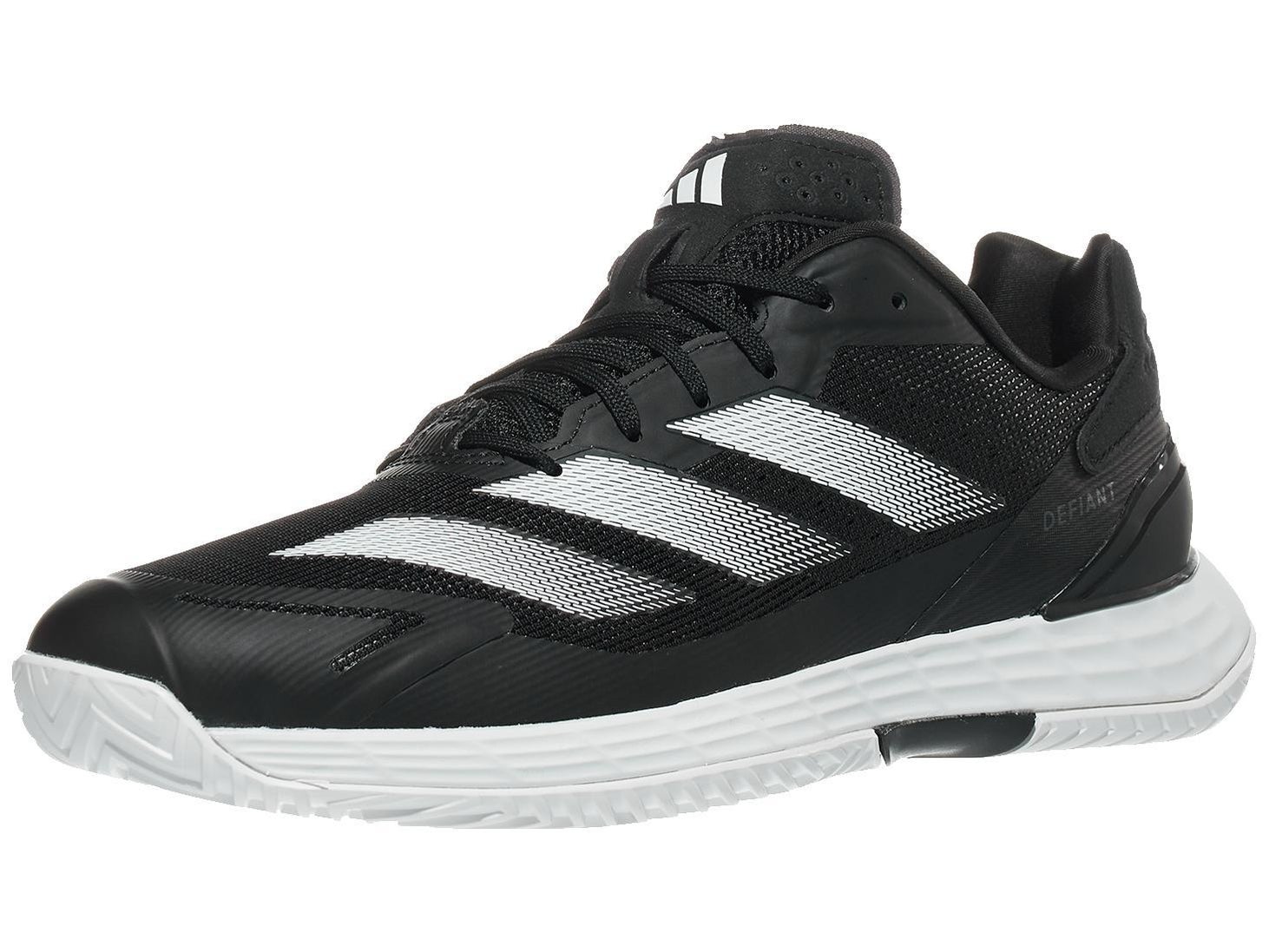 adidas Defiant Speed 2 Black/White/Grey Men's Shoe | Tennis Warehouse