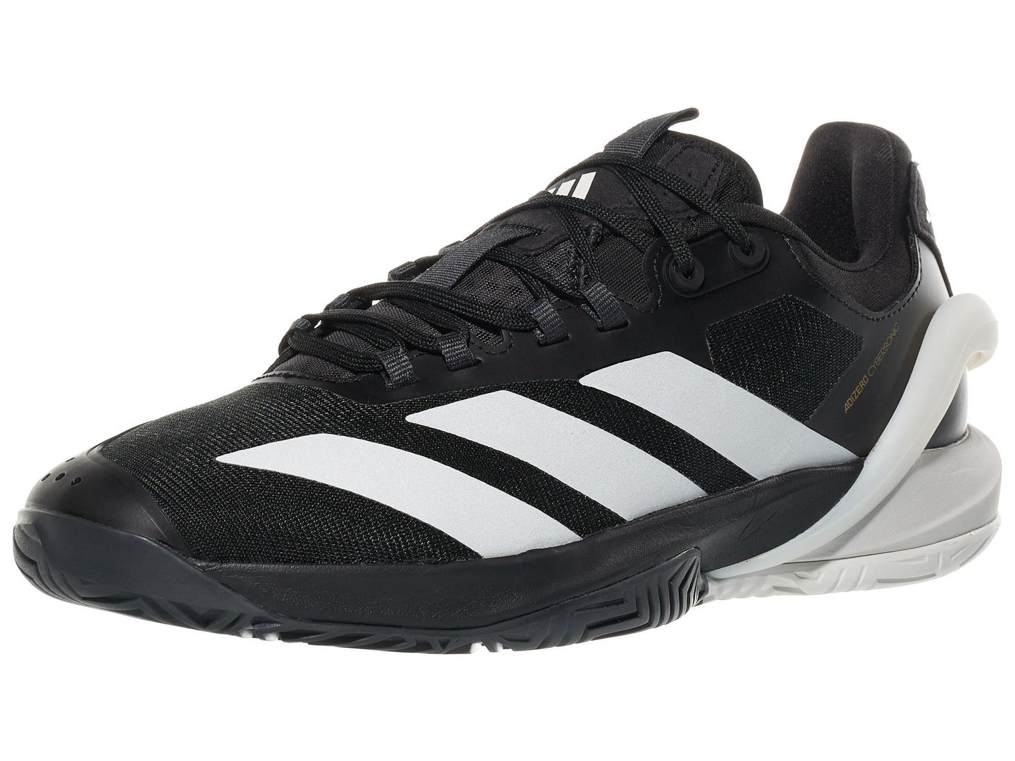 adidas adizero Cybersonic 2 Bk/Silver Men's Shoe | Tennis Warehouse