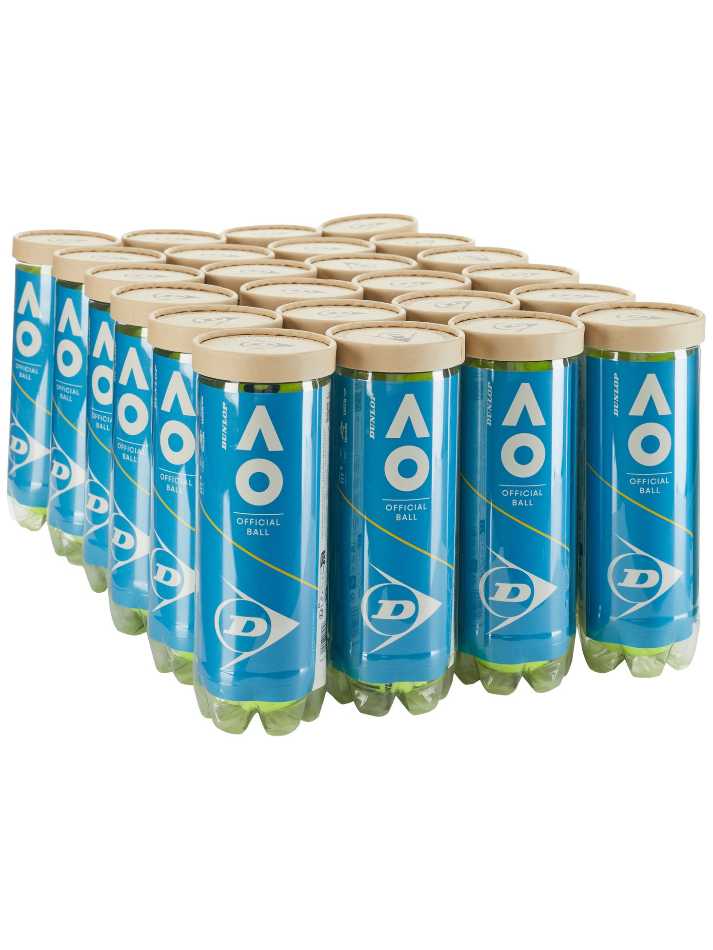 Dunlop Australian Open XD Tennis Ball 24 Can Case | Tennis Warehouse