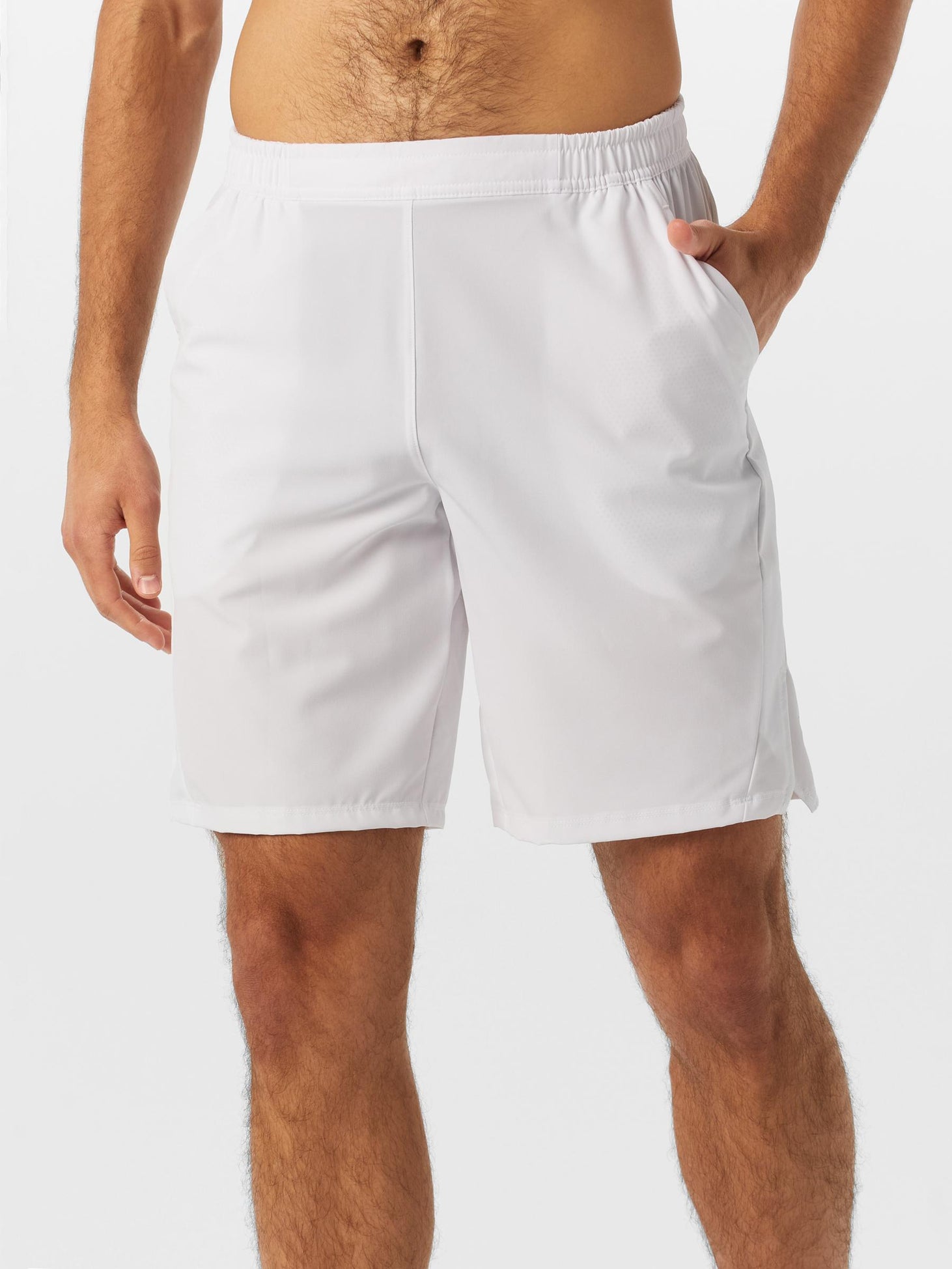KSwiss Men's Core Supercharge 9" Short - White | Tennis Warehouse