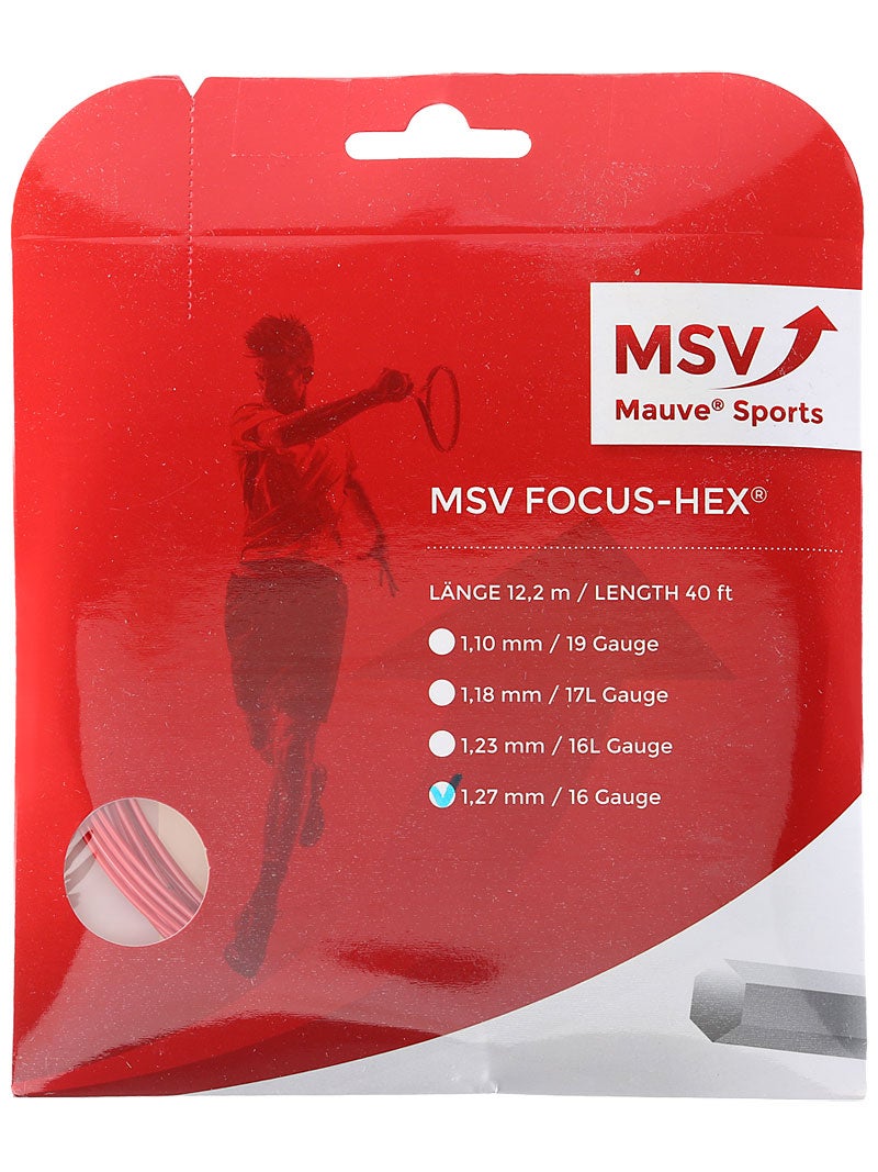 MSV Focus Hex 16/1.27 String | Tennis Warehouse