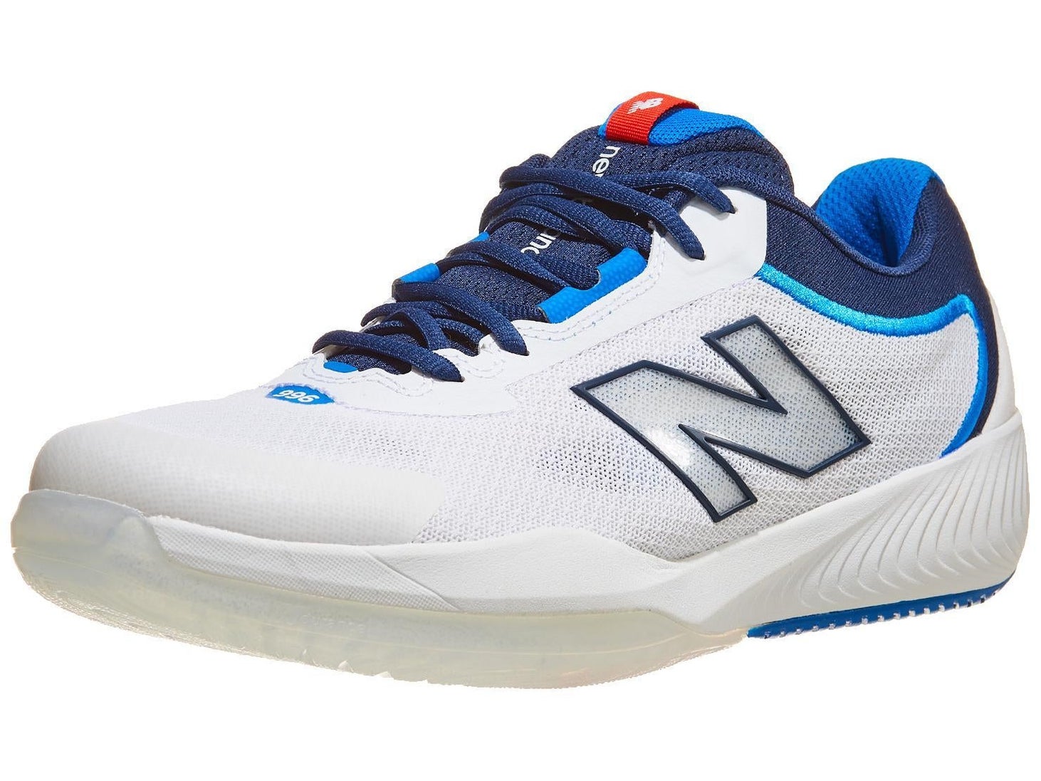 New Balance 996v6 2E White/Team Navy Men's Shoes | Tennis Warehouse