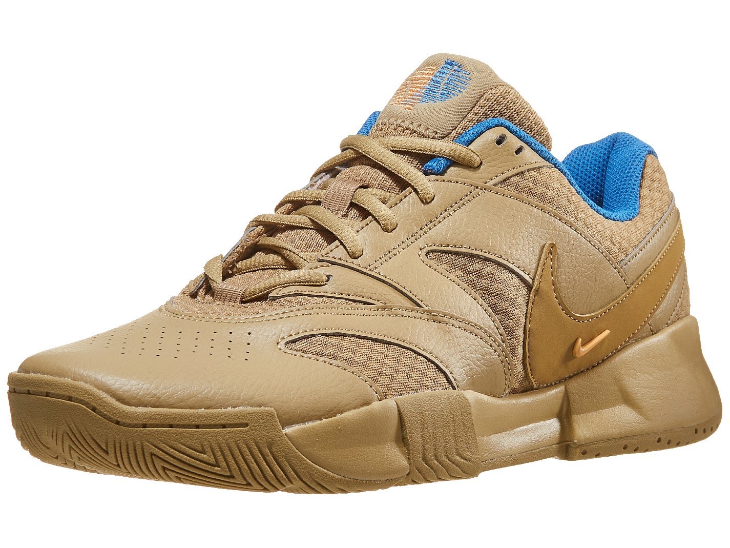 Nike Court Lite 4 Parachute Beige/Blue Men's Shoes | Tennis Warehouse