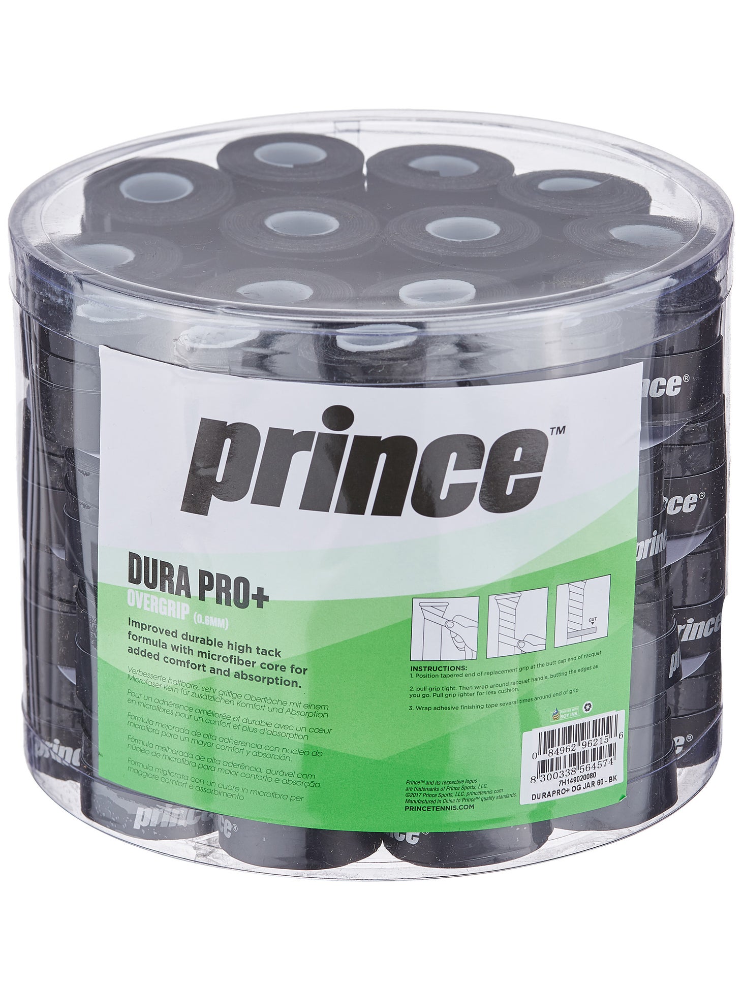 Prince DuraPro+ Overgrip Jar | Tennis Warehouse