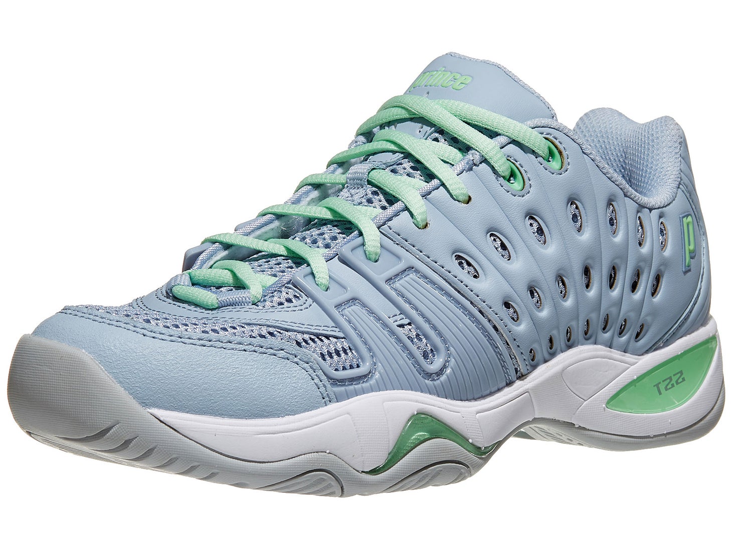 Prince T22 Grey/Mint Women's Shoes | Tennis Warehouse