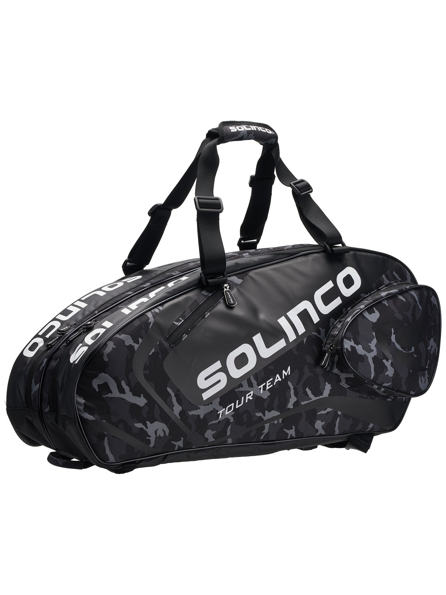 Solinco Black Camo 6-Pack Racquet Bag | Tennis Warehouse
