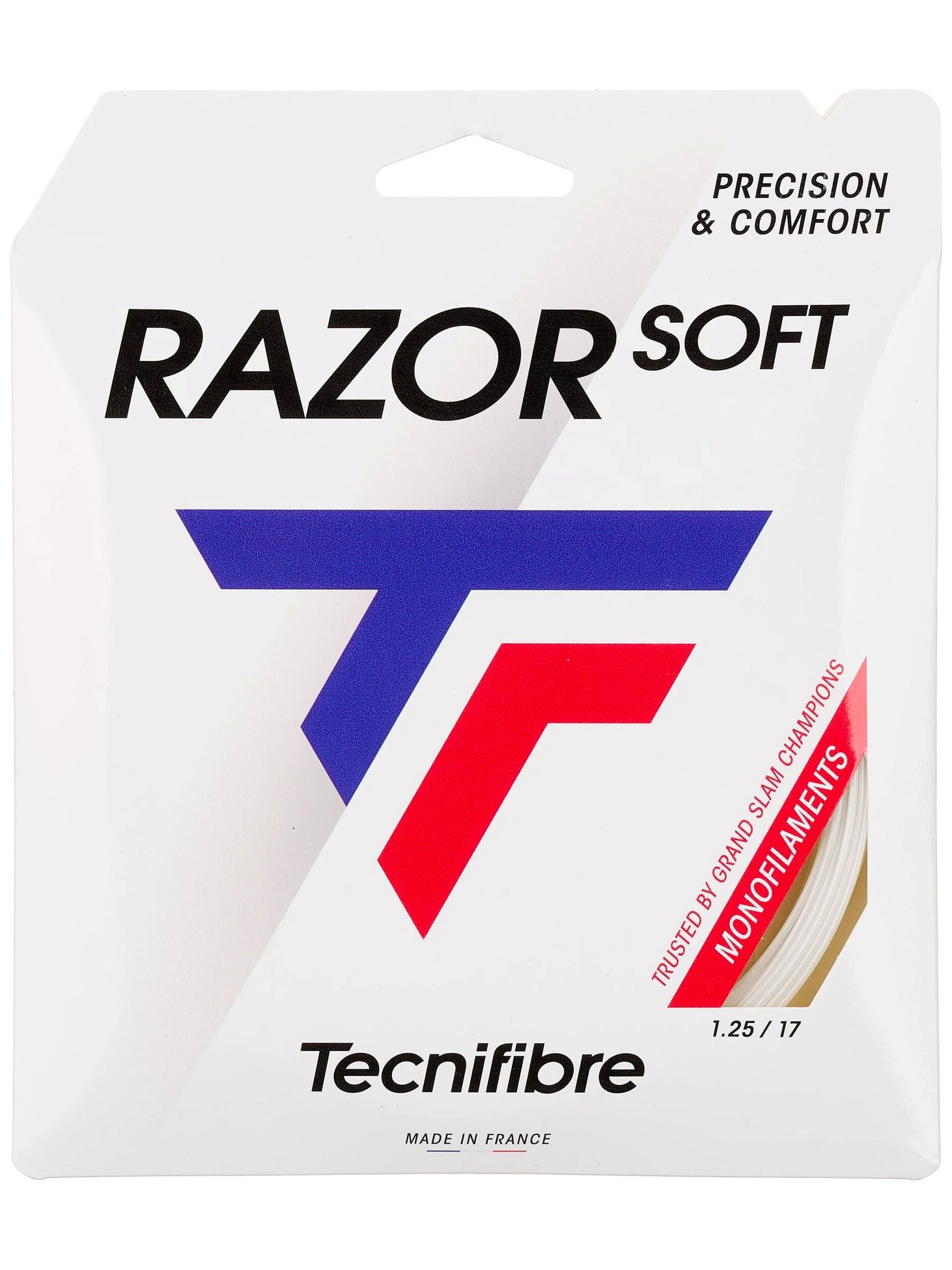 Tecnifibre Razor Soft 17/1.25 String Carbon | Tennis Warehouse