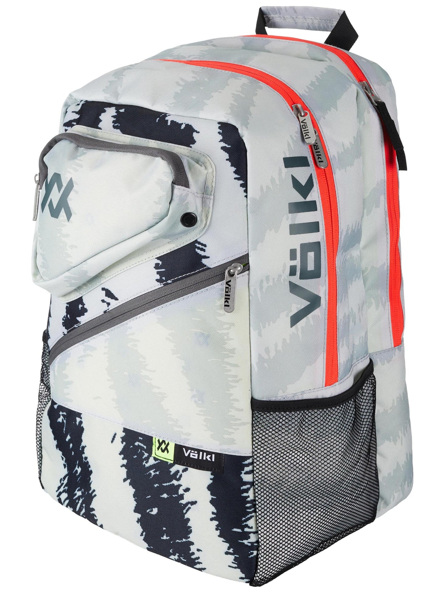 Volkl Zebra Euro Backpack Bag White/Black | Tennis Warehouse