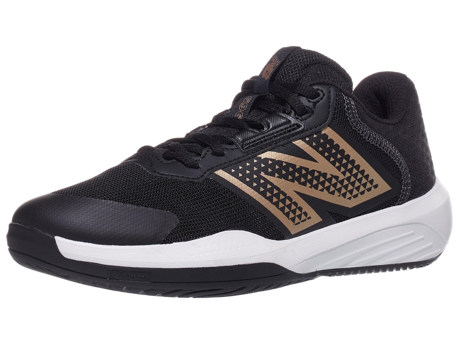 New Balance WC 696v6 B Black/White Women's Shoe | Tennis Warehouse