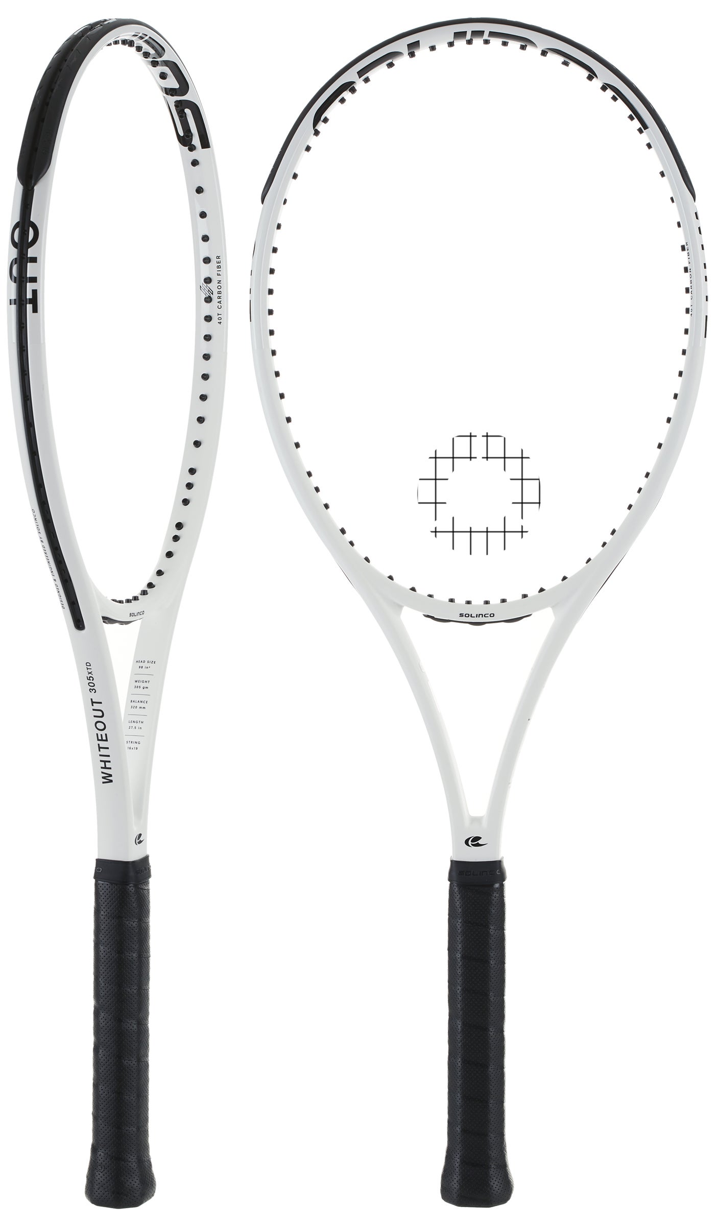 Solinco Whiteout 305 XTD Racquet | Tennis Warehouse