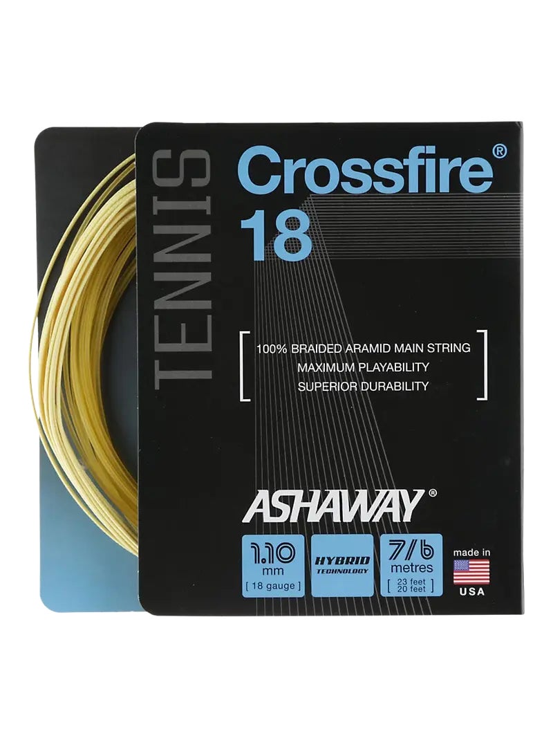 Ashaway Crossfire 18 Kevlar String | Tennis Warehouse