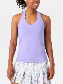 Lucky in Love Women's Core V-Neck Tank - Lemon | Tennis Warehouse