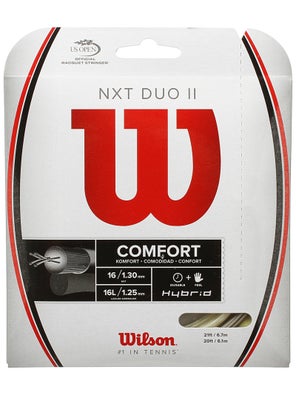 Wilson NXT Duo II Hybrid 16 String | Tennis Warehouse