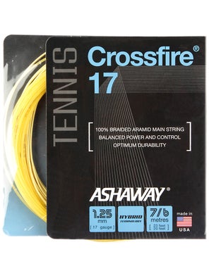 Ashaway Crossfire 17 Kevlar String | Tennis Warehouse