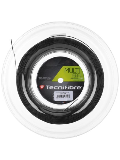 Tecnifibre Multifeel 17/1.25 String Black | Tennis Warehouse