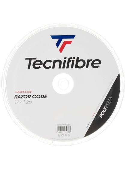 Tecnifibre Razor Code 17/1.25 String Carbon | Tennis Warehouse