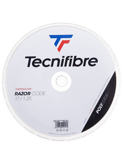 Tecnifibre Razor Code 17/1.25 String White | Tennis Warehouse