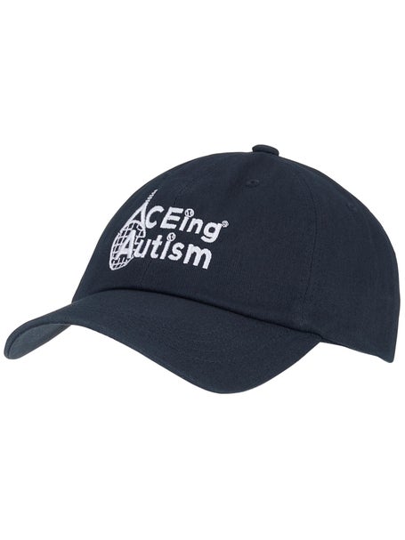 ACEing Autism Cotton Hat - Navy | Tennis Warehouse