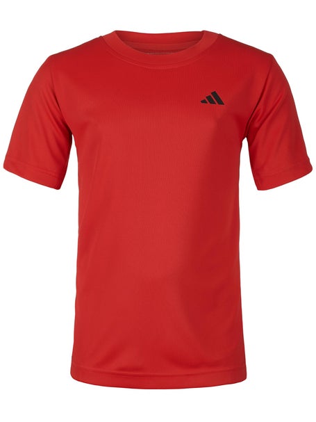 adidas Boy's Core Club 3 Stripe Crew | Tennis Warehouse
