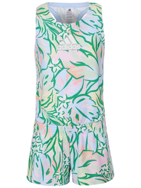 adidas Girl's Summer Print Romper | Tennis Warehouse