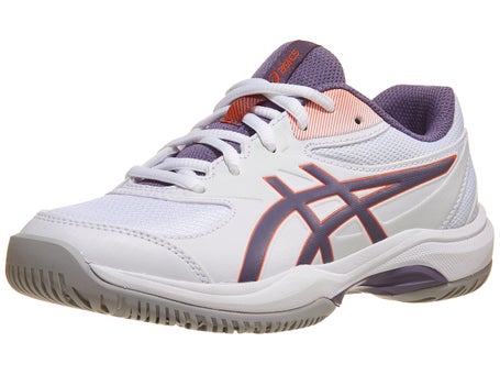 Asics Gel Game GS White/Greyish Purple Junior Shoes | Tennis Warehouse