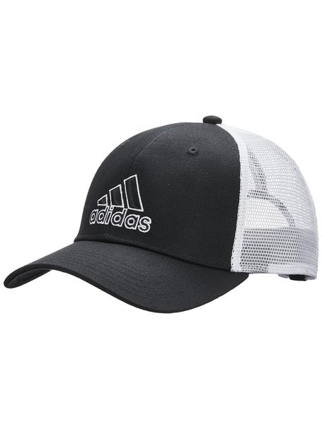 adidas Men's Core Mesh Snapback Hat Black | Tennis Warehouse