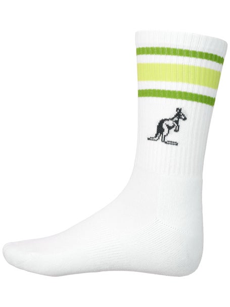Australian Player Crew Socks - White | Tennis Warehouse