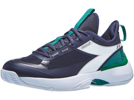 Diadora Speed Finale Clay Navy/Green/White Men's Shoe | Tennis Warehouse
