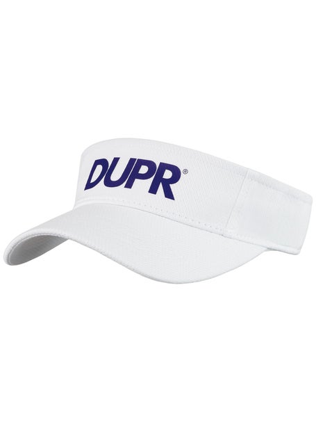 DUPR Performance Visor - White | Tennis Warehouse
