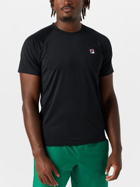 Fila Men's Essential Crew - Black | Tennis Warehouse