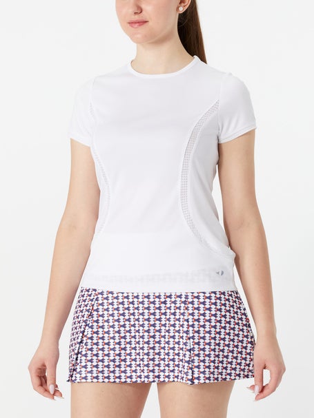 Grand Slam Women's Core Essential Mesh Top - White | Tennis Warehouse