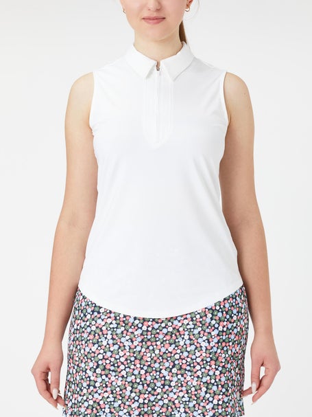 Jofit Women's Core Sleeveless Polo - White | Tennis Warehouse