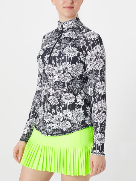 Jofit Women's Yellow Jacket UV Mock Long Sleeve | Tennis Warehouse