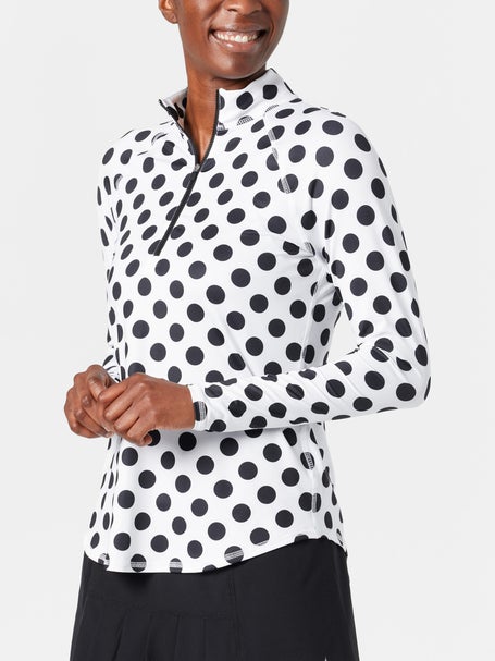 Jofit Women's Cranberry Cosmo UV Mock Long Sleeve | Tennis Warehouse