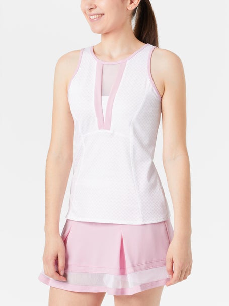 Lucky in Love Women's Deco Grid Tank | Tennis Warehouse