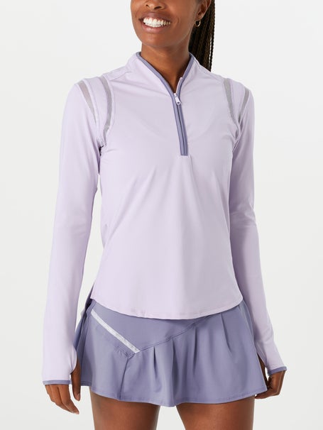 Lucky in Love Women's Ikat Watch Me Win 1/4 Zip | Tennis Warehouse