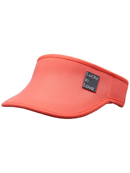 Lucky In Love Stretch Visor - Peach Glow | Tennis Warehouse